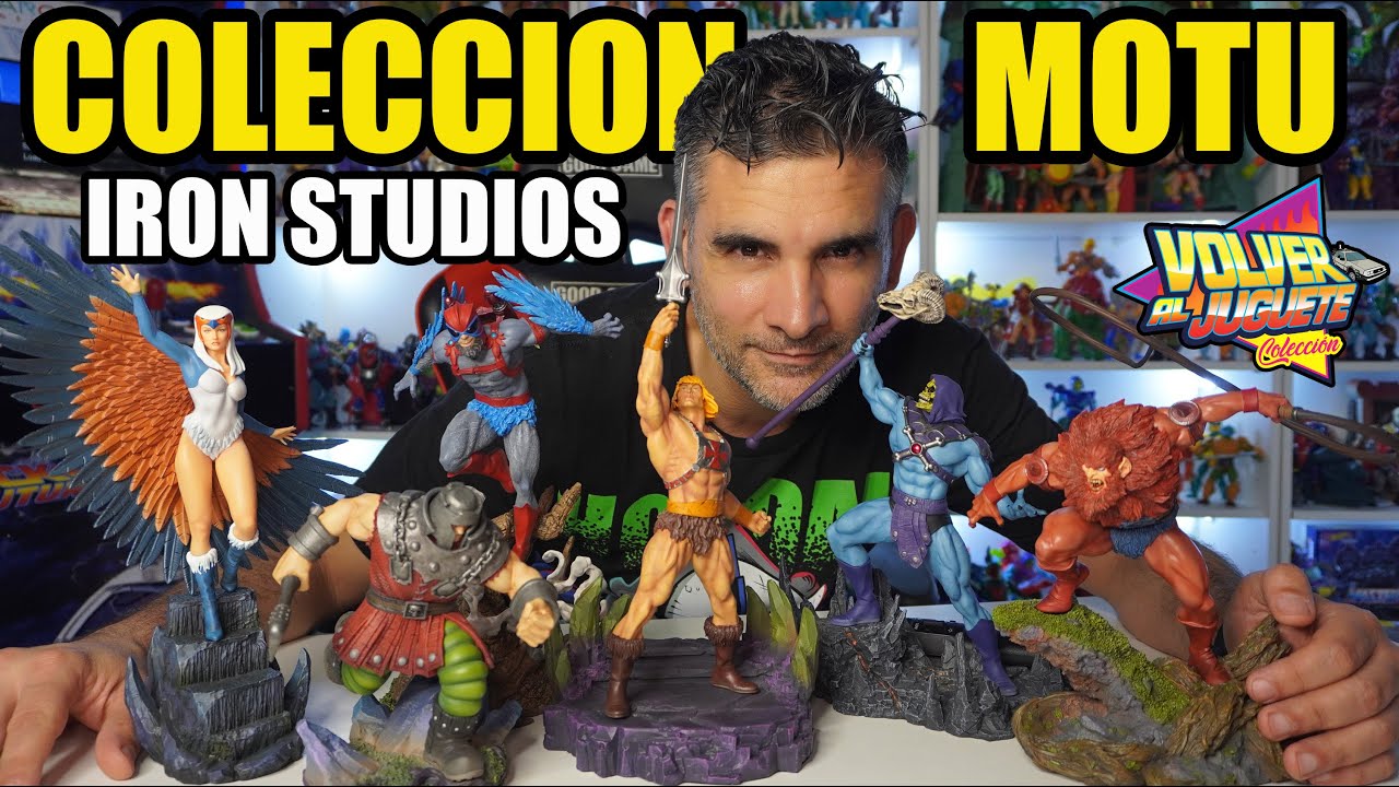 😍Coleccion MOTU de esculturas de IRON STUDIOS!!! - YouTube