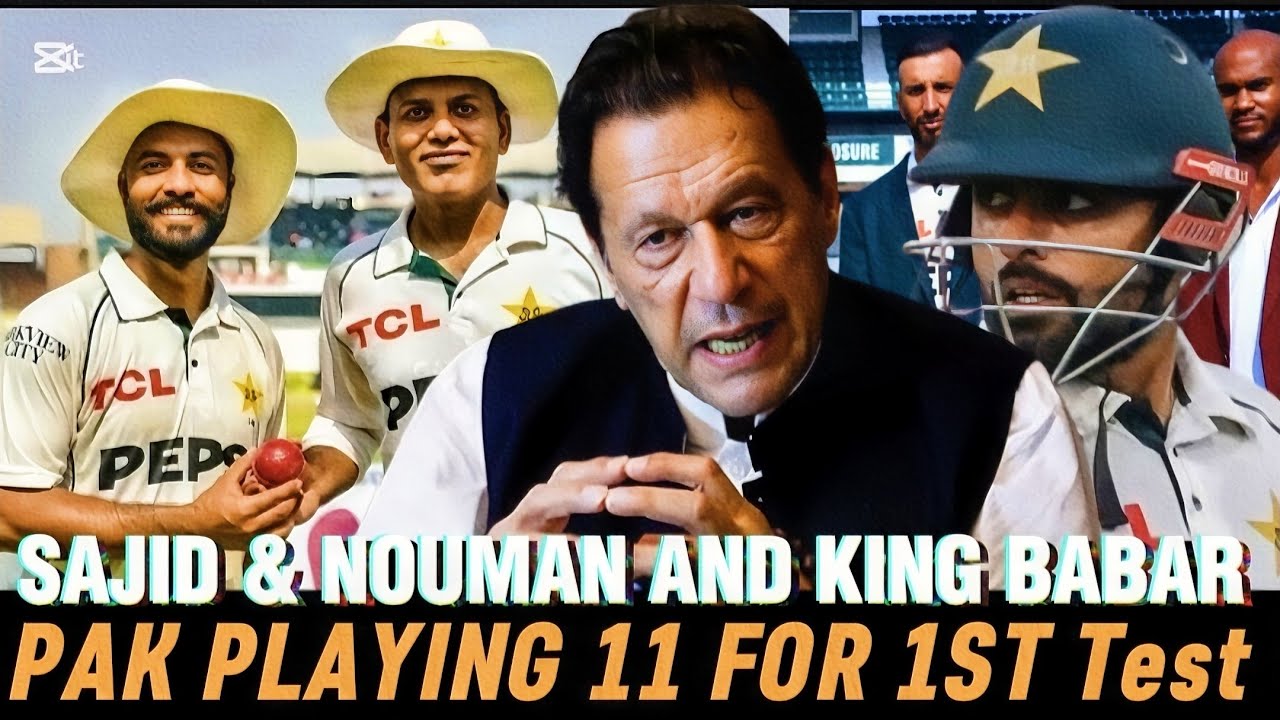 Pakistan Playing 11 For 1st Test Against WI | Sajid Ali and Nouman Ali ...