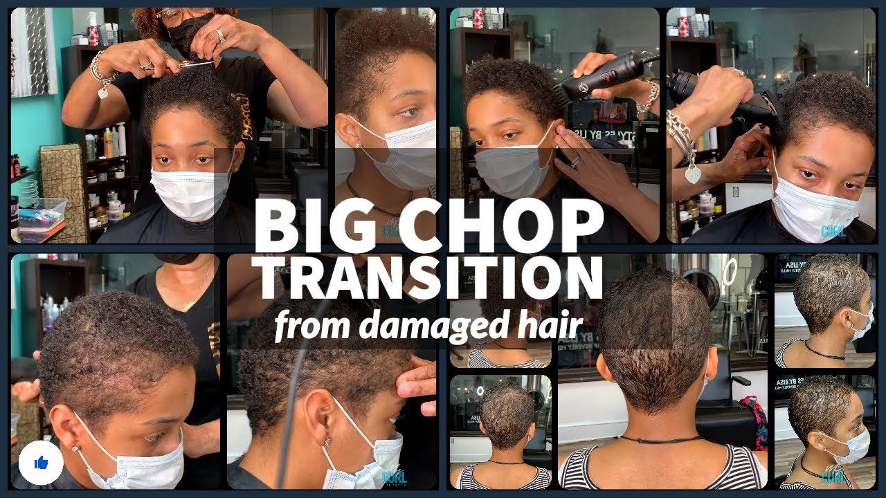 Big Chop natural hair journey - YouTube
