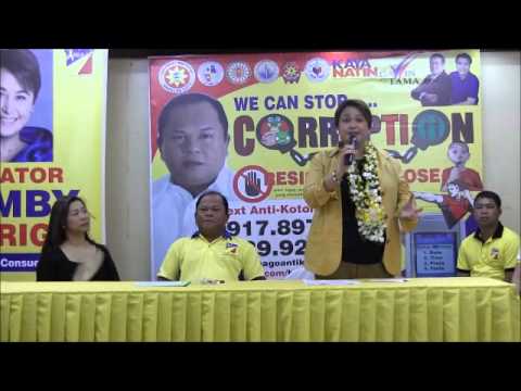 Senator Jamby Madrigal Visit Barangay Balibago A C - YouTube