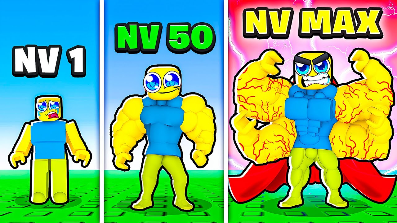 Je deviens le Plus Puissant NOOB sur Roblox Mega Noob Simulator 2 ...