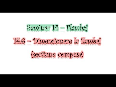 S14.6 - Dimensionare la flambaj (sectiune compusa) - YouTube