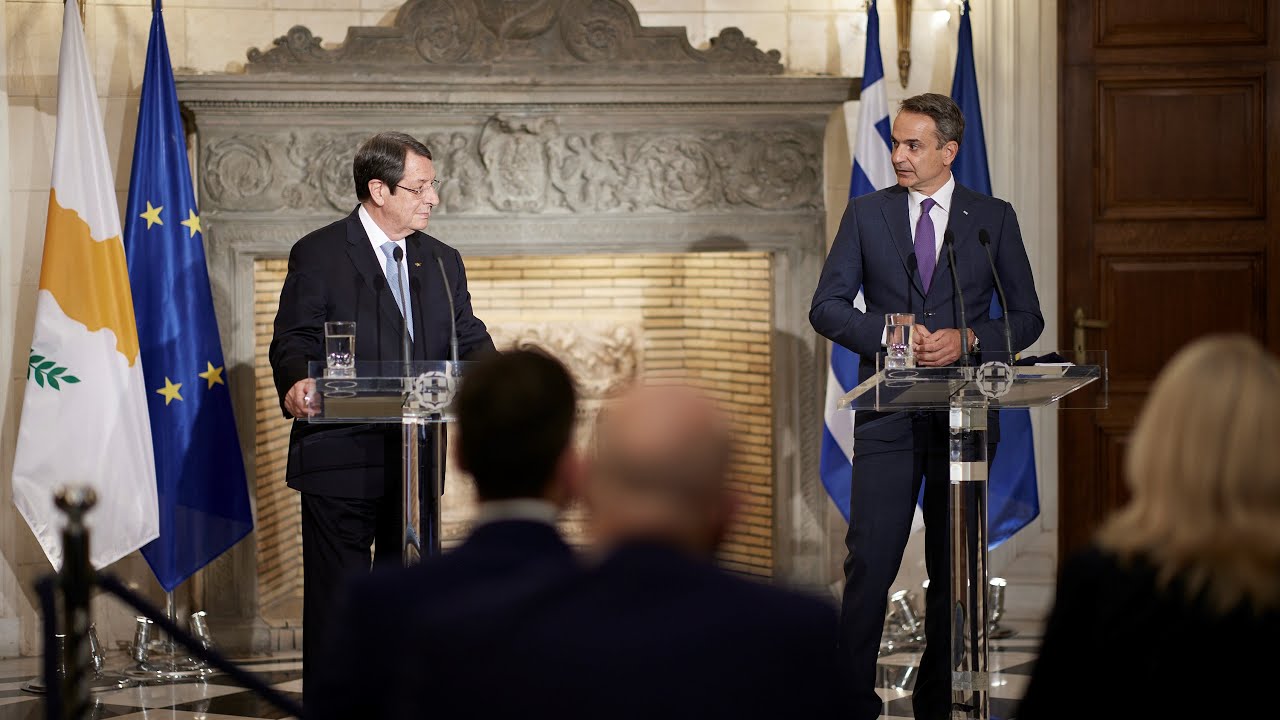 Δηλώσεις του Πρωθυπουργού Κ. Μητσοτάκη και του Προέδρου της Κυπριακής ...