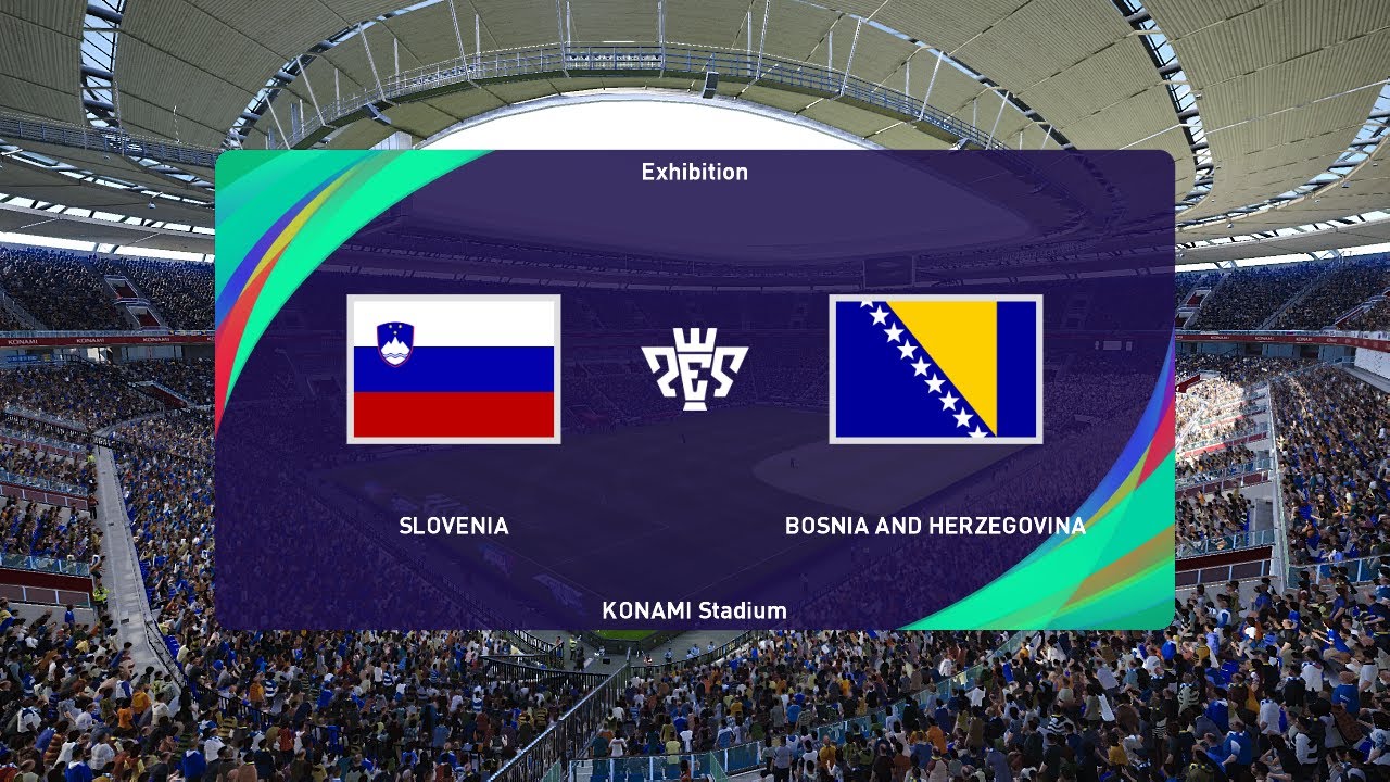 Slovenia vs Bosnia & Herzegovina (10/06/2025) Int. Friendly Games PES ...