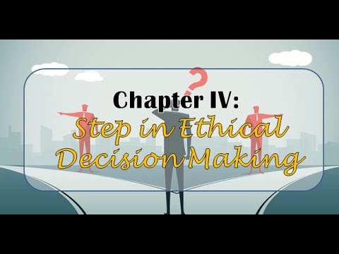 ETHICS CHAPTER 4- STEPS IN ETHICAL DECISION MAKING - YouTube