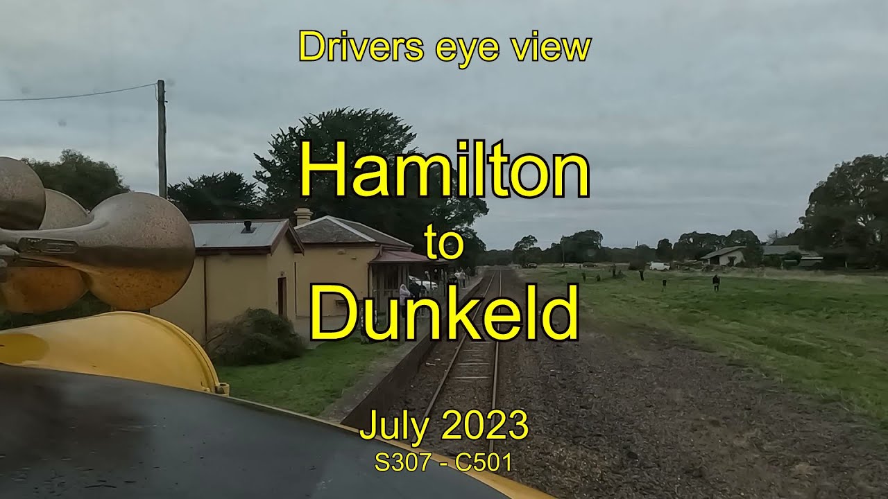 Drivers eye view, Hamilton to Dunkeld, July 2023 - YouTube