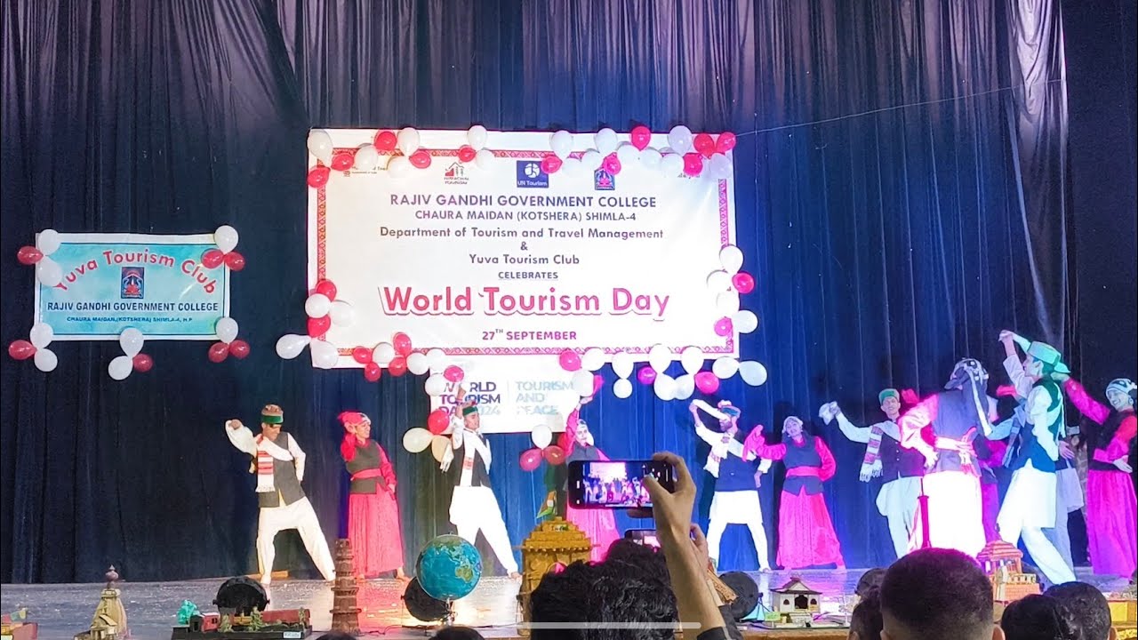 TOURISM DAY FUNCTION AT KOTSHERA COLLEGE PAHADI NATI// KINNAURI NATI ...