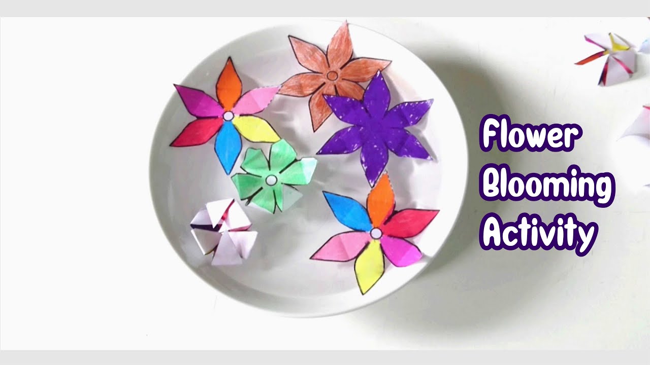 PERCOBAAN MEMBUAT BUNGA MEKAR DI ATAS AIR | Blooming Flower Trick - YouTube