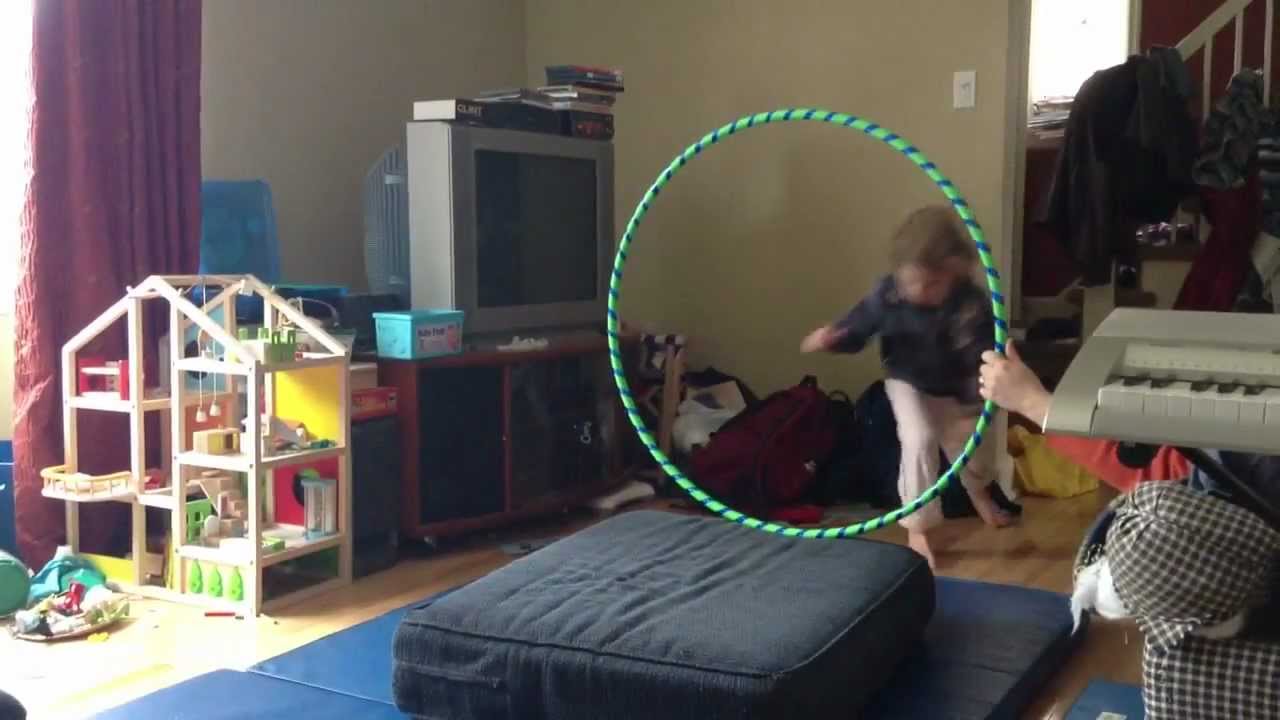 Diving Through Hoop - YouTube