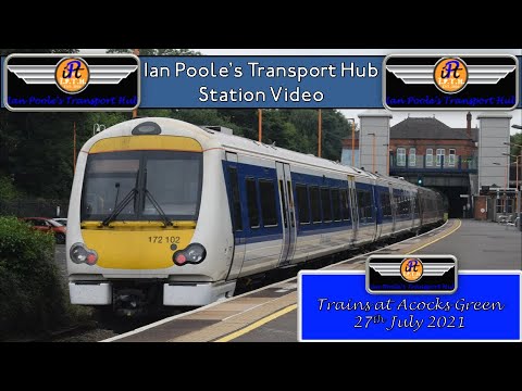 Trains at Acocks Green railway station (27/07/2021) - YouTube