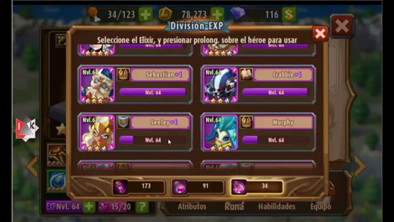 MAGIC RUSH : COMO SUBIR A TUS HEROES - YouTube