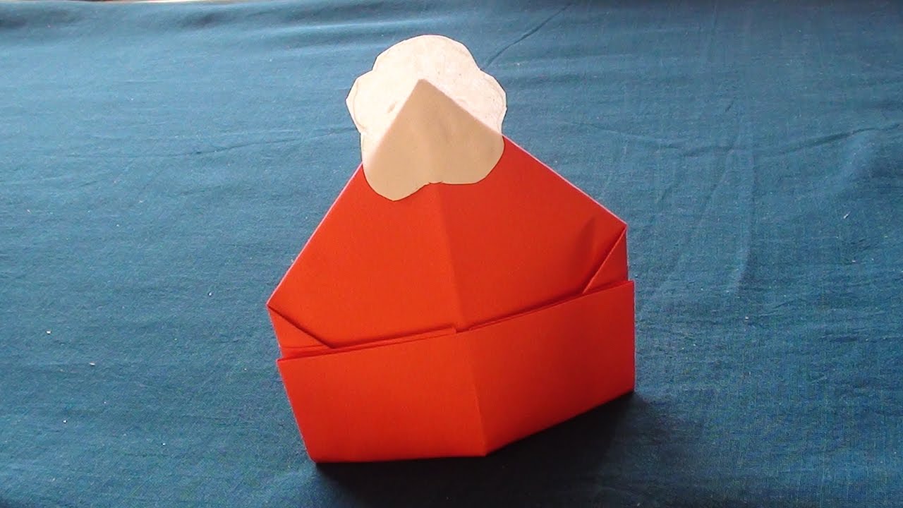 How to make santa claus cap | DIY Do it Yourself Tutorial - YouTube