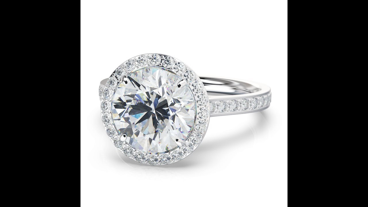 Diamond Ring rendering in Keyshot - YouTube