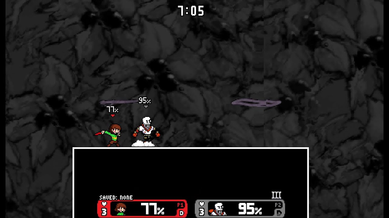 Chara Vs Papyrus In Rivals Of Aether - YouTube