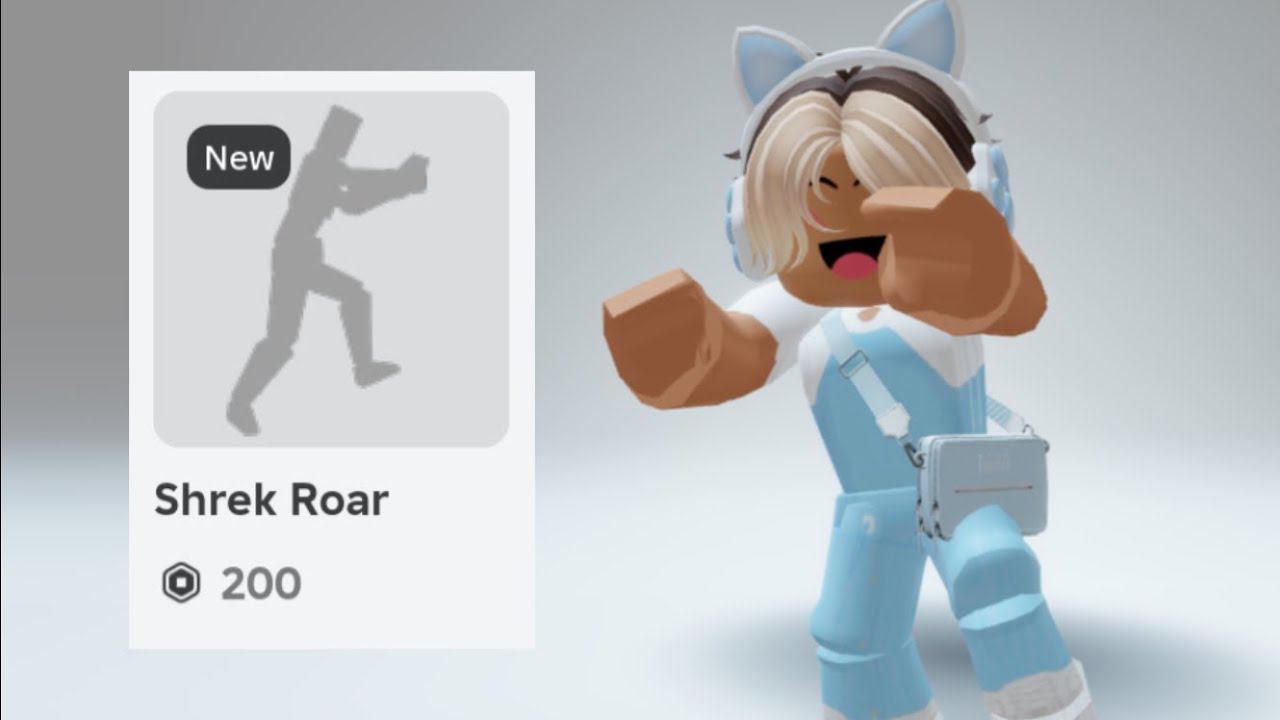 How to get the Shrek Roar new emotes in Roblox 🤩 - YouTube