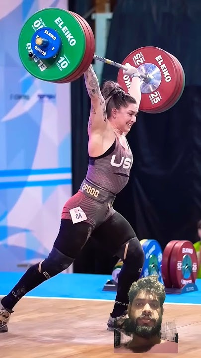 Mattie Rogers (81kg 🇺🇸) with helluva attempt at 144kg / 317lb! #cleanandjerk #weightlifting ...