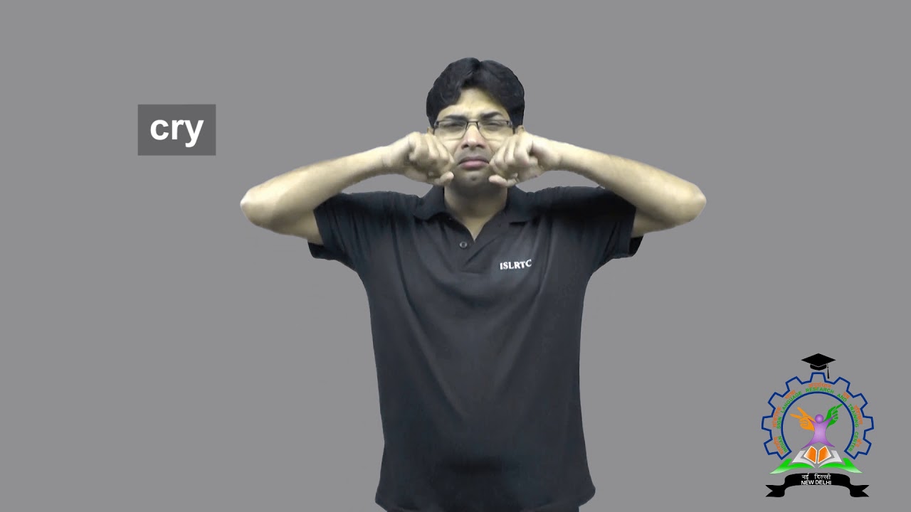 cry, sob (sign 3) - YouTube
