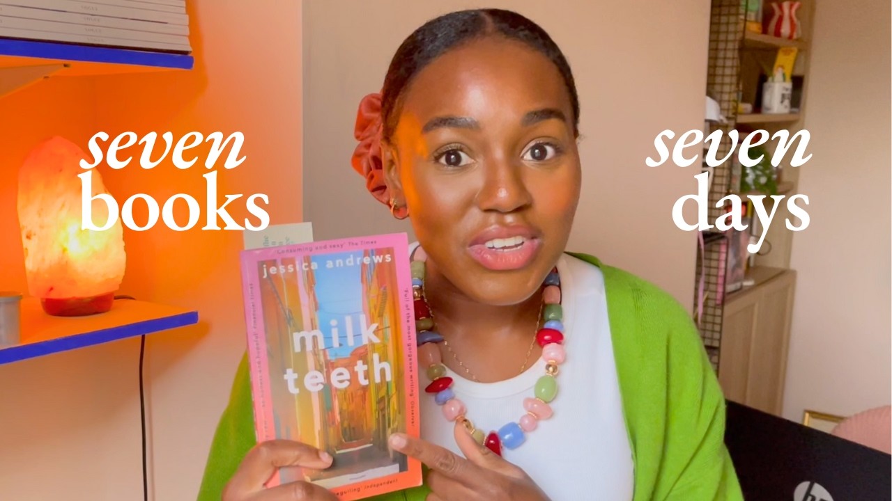 can I read a book every day for a week? | reading vlog - YouTube