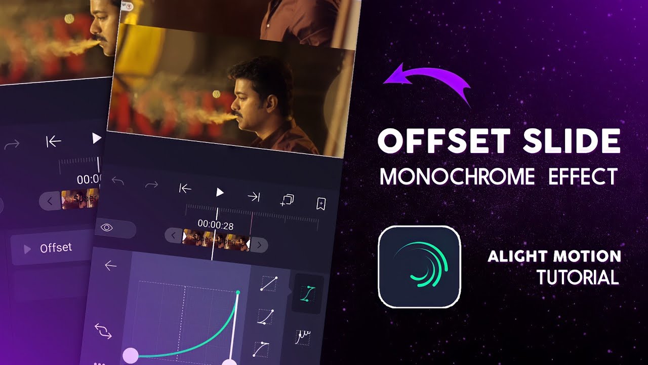 Offset Slide + Monochrome Transition 😍🔥 in Alight motion | Alight ...