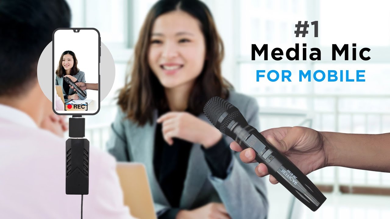 A News Reporting Wireless Mic - Best Wireless Microphone for Phone for ...