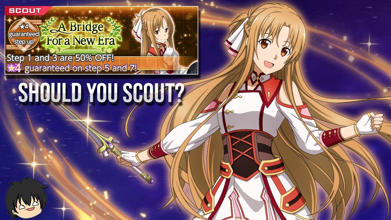 WATCH BEFORE YOU SCOUT! A Bridge For a New Era Asuna Scout In Sword Art ...