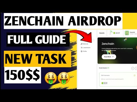 Zenchain airdrop full guide || New testnet Airdrop Zenchain airdrop ...