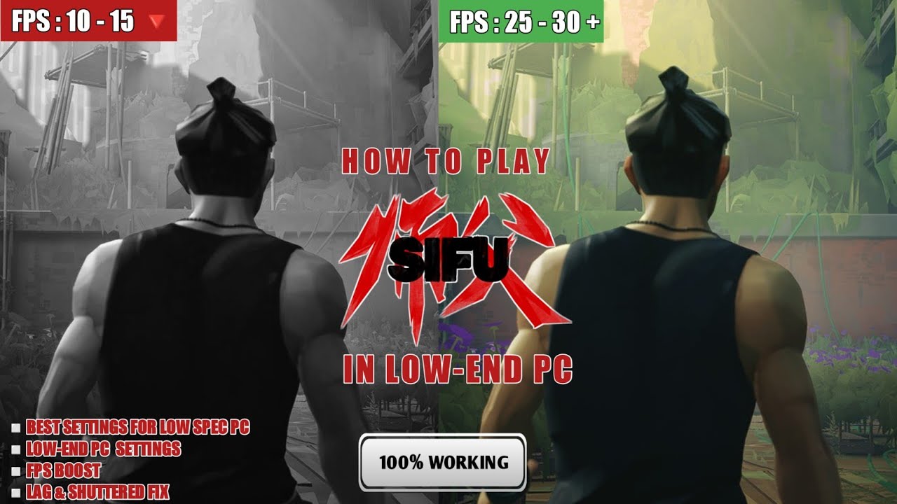 How to play Sifu on Low-End PC + Laptop Optimization 🔧| Lag Fix & FPS ...