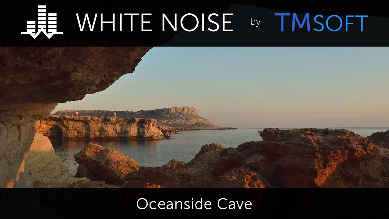 Oceanside Cave 10 Hour Sleep Sound - Black Screen - YouTube