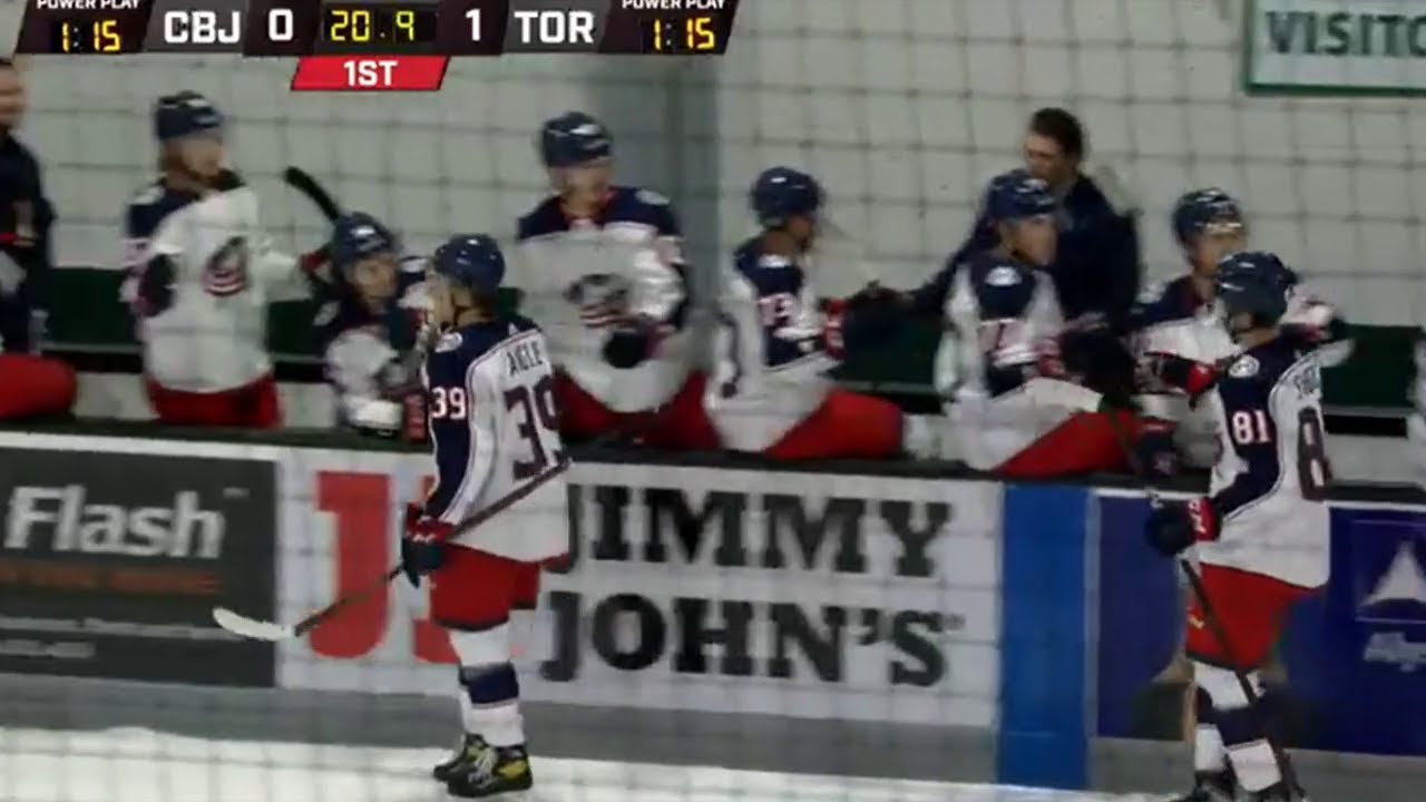 Tyler Angle 1-1 Goal vs. Maple Leafs (2021 Traverse City Tournament ...