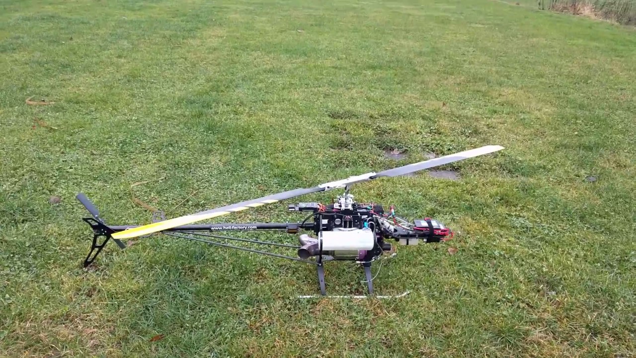 ArduCopter 3.4.3 - RC turbine helicopter - YouTube