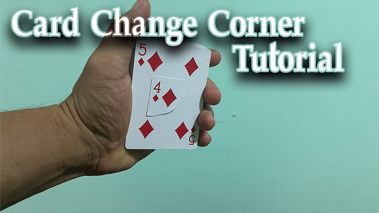Card Change Corner Tutorial - YouTube