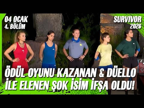SURVIVOR 2026 4 OCAK İZLE ÖDÜL OYUNU & DÜELLO ELEME İFŞA SELEN VEDA ÜNLÜLER GÖNÜLLÜLER 4. BÖLÜM FULL