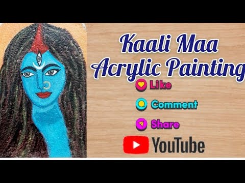 Easy And Simple Kalli Maa Drawing 🙏😱/ How to Draw Goddess Kaali|| - YouTube