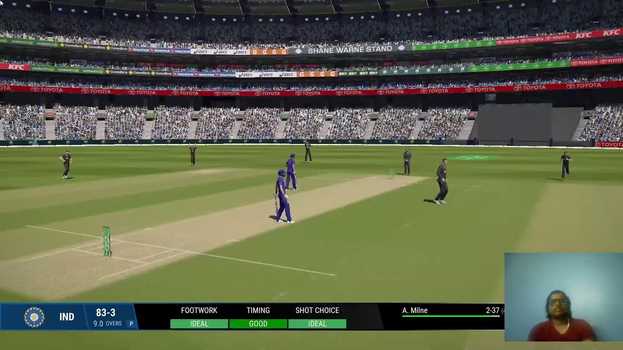 NZ vs IND Cricket 24 (10 over gameplay) !! PC Game #pcgaming #nzvsind ...