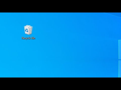 How to add Recycle Bin icon to desktop on Windows 10 - YouTube