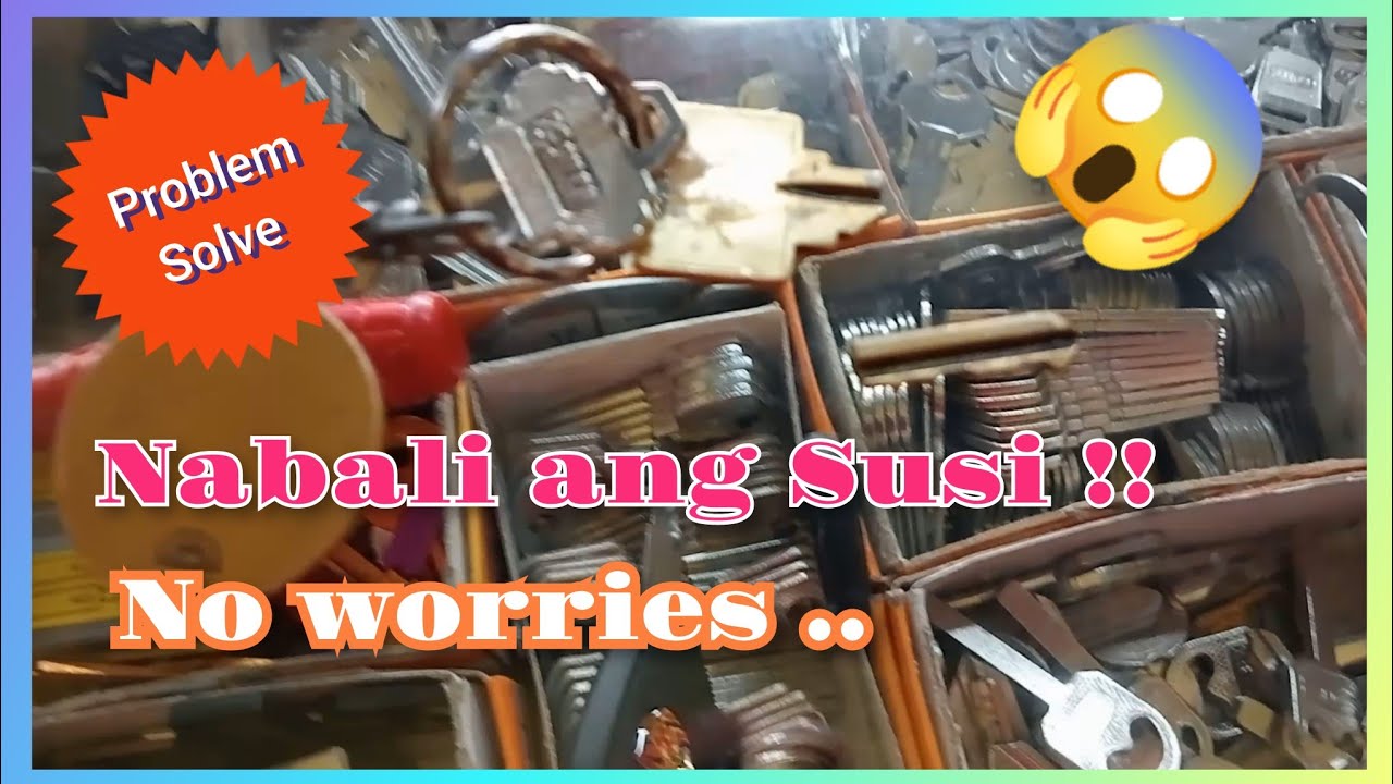 Paano mag duplicate kung Bali ang Susi? watch and learn. - YouTube