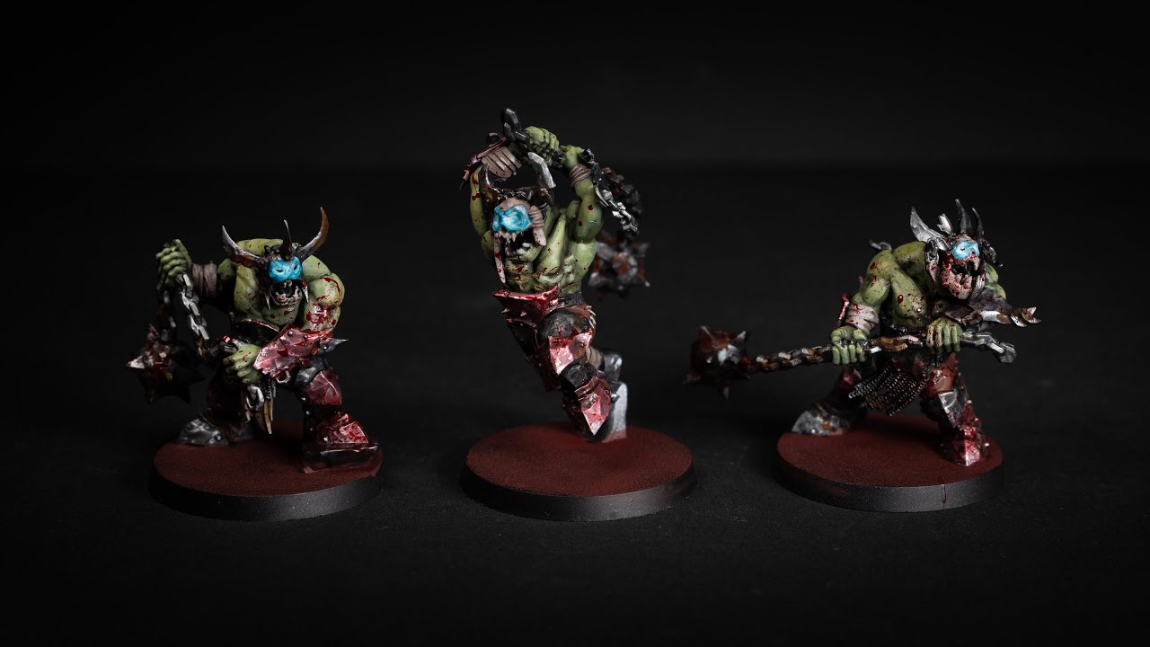 Timelapse: Painting new Ironjawz / Orruk Warclans Weirdbrute Wrekkaz ...