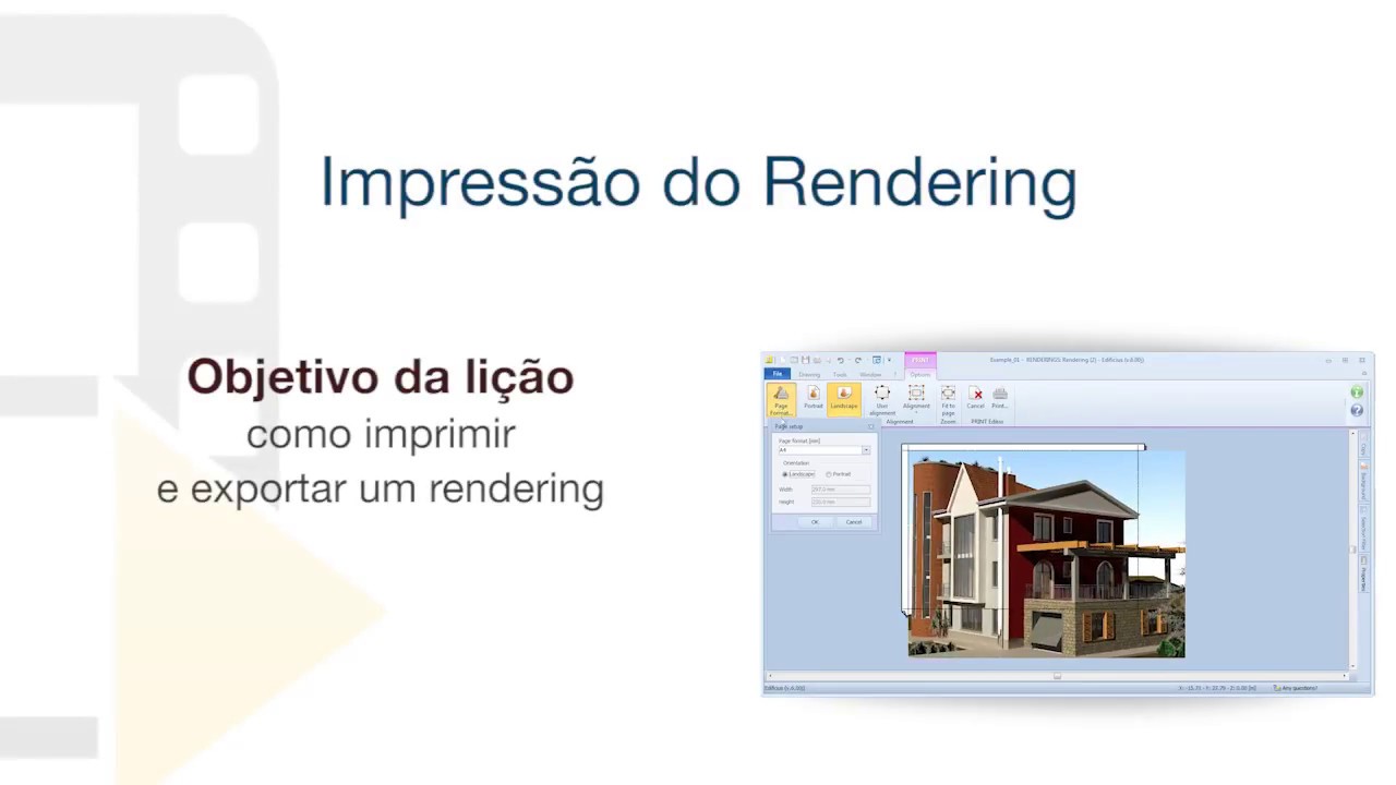 Vídeo Tutorial de Edificius - Impressão do Rendering - ACCA software - YouTube