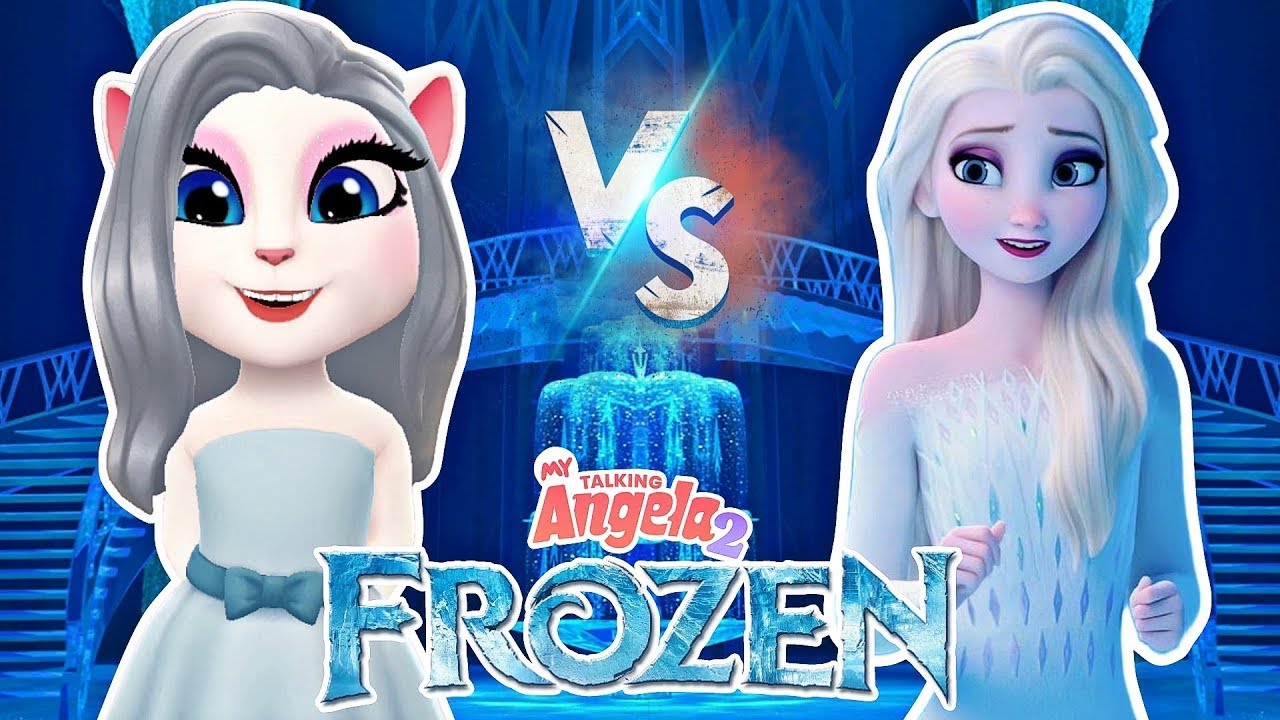 My Talking Angela/Angela 2 gameplay/Frozen/My Angela game/Angela ...
