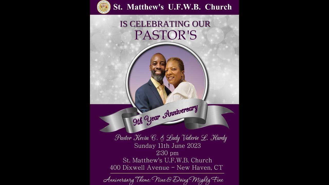 Sunday June 11, 2023 Pastor Kevin C. Hardy 9th Pastoral Anniversary ...