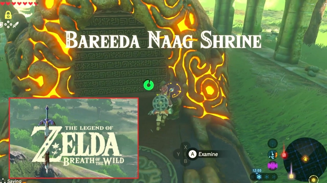 BAREEDA NAAG SHRINE - THE LEGEND OF ZELDA - BREATH OF THE WILD - YouTube
