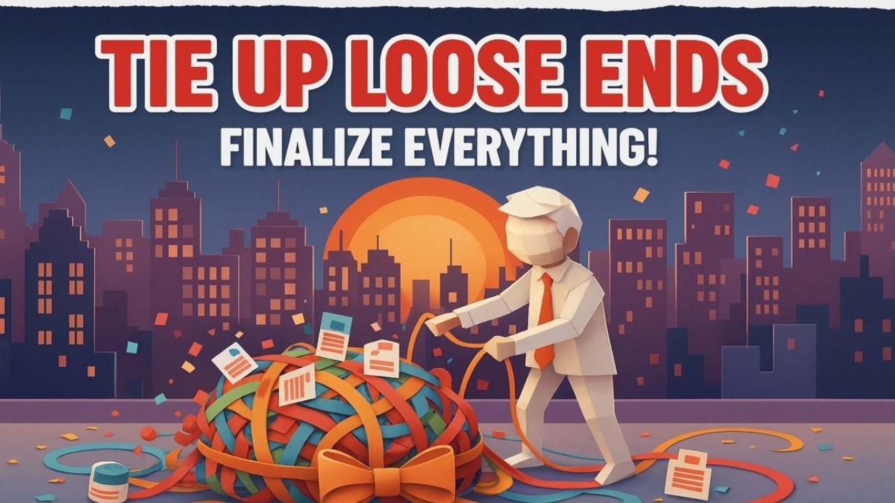 'Tie Up Loose Ends' Explained | English Idiom Lesson - YouTube