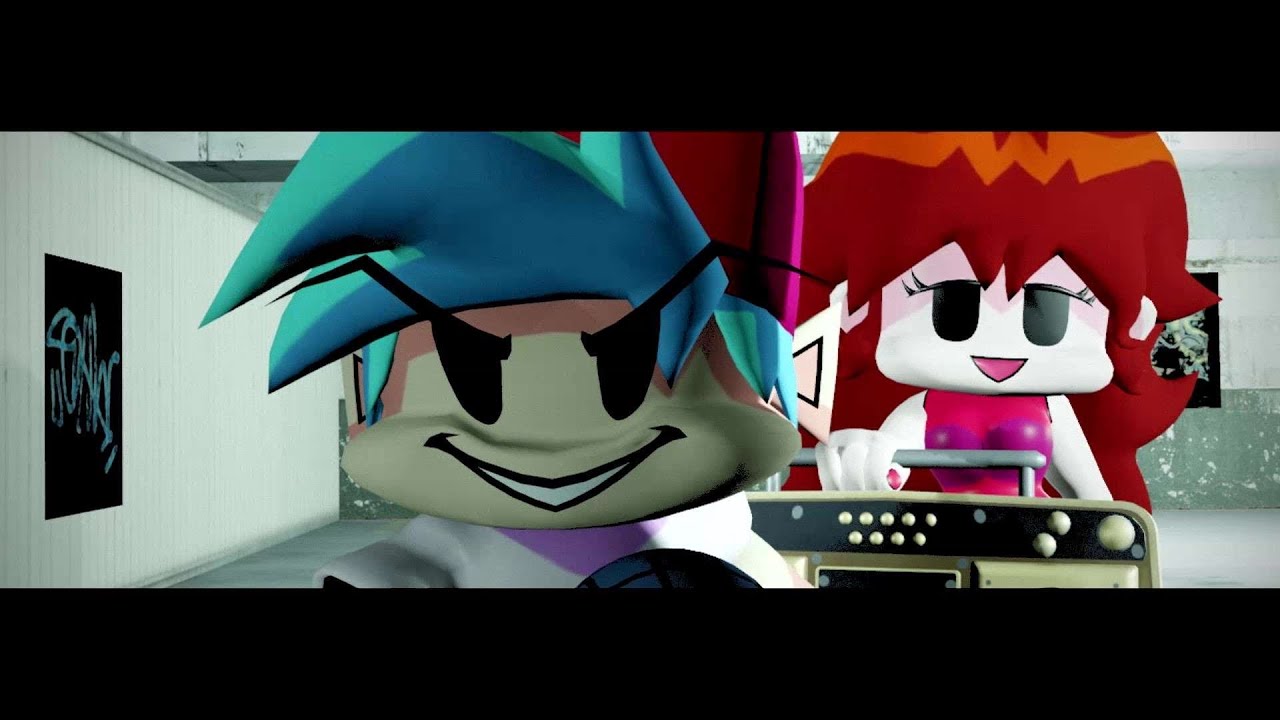 Friday Night Funkin x Nico's Funkbots Scrapped Cutscene - YouTube