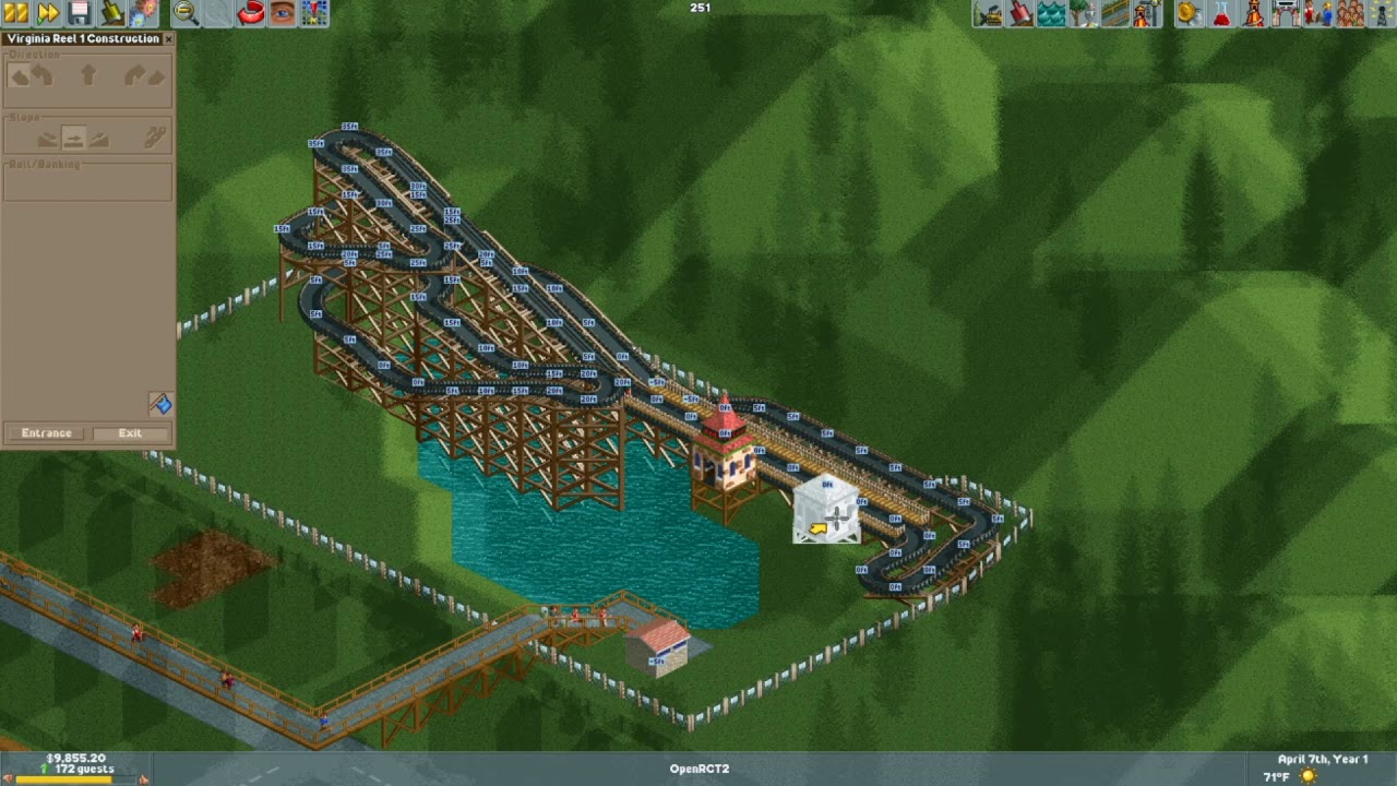 Lets Play OpenRCT2 Episode 147 - Urban Park Year 1 - YouTube