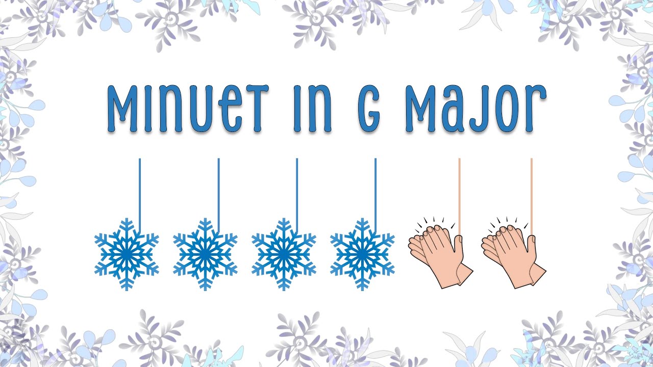 Easy Body Percussion Play Along to Bach's Minuet in G Major | Winter ...