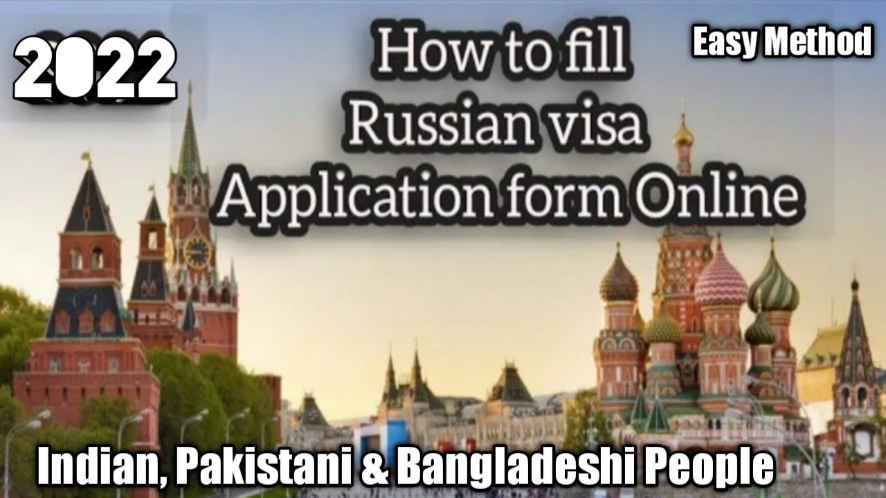 How To Fill Russia Visa Application Form Online || Tourist Visa ...