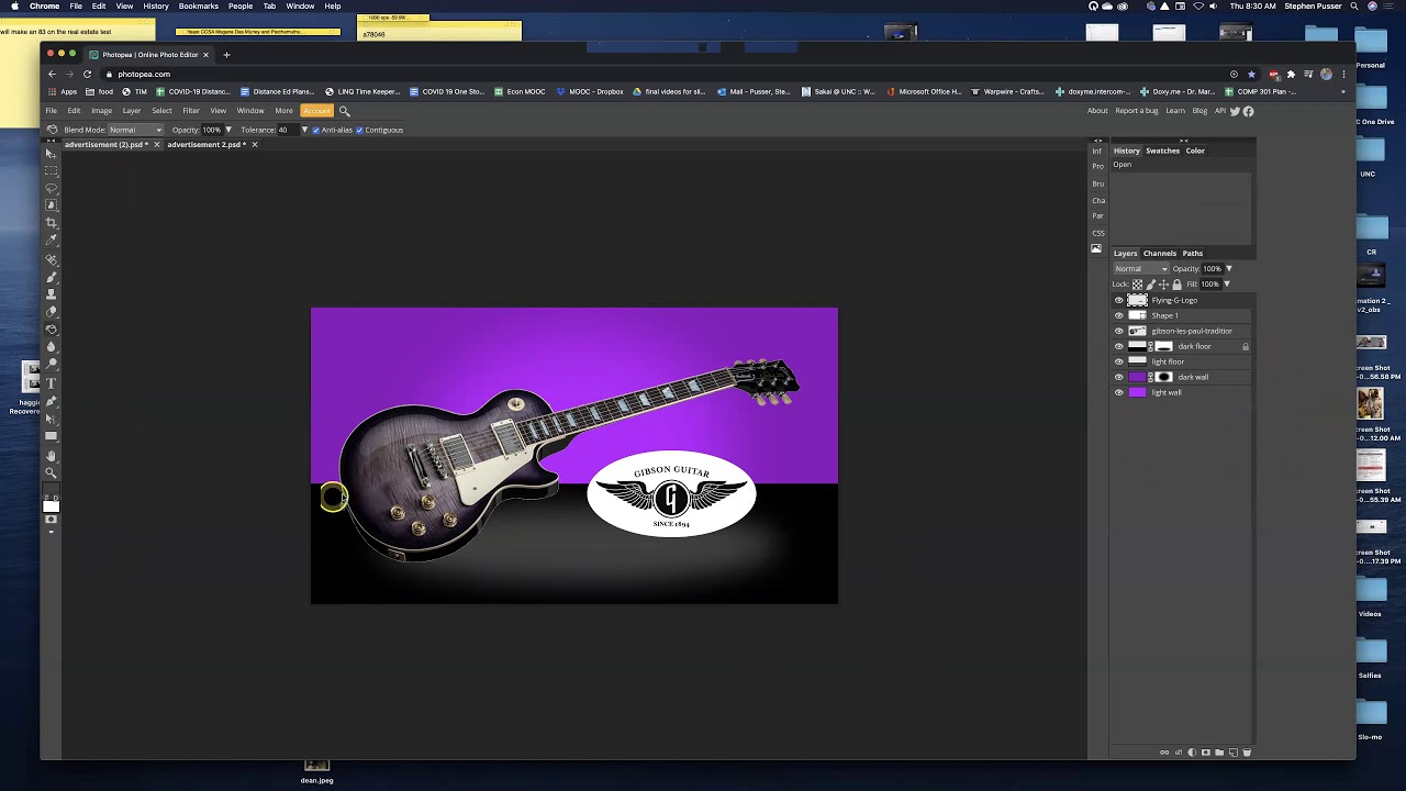 Photopea Advertisement Tutorial - YouTube
