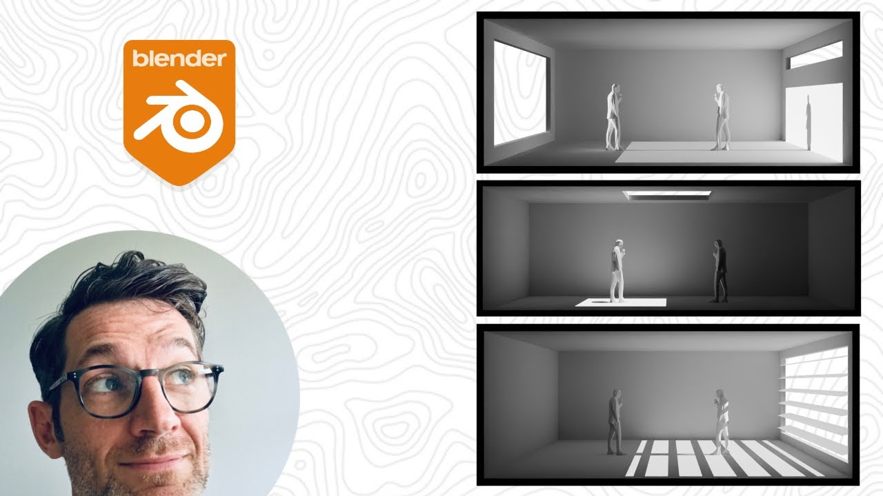 Architecture Interiors and Sun Studies in Blender - YouTube