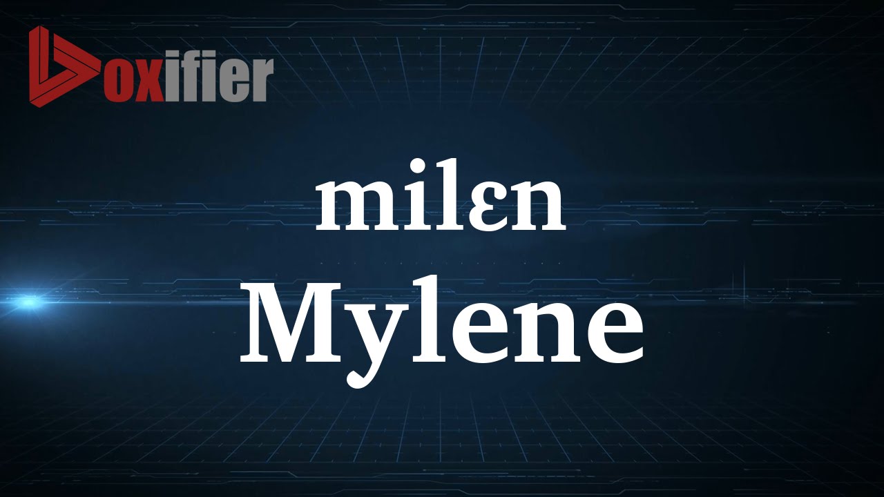 How to Pronunce Mylene in French - Voxifier.com - YouTube