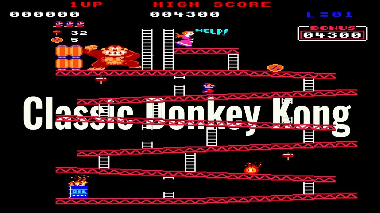 Classic Donkey Kong Gameplay | Donkey Kong 1981 In 2025 | Arcade ...